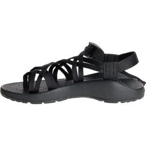 chaco womens zx/2 classic, with toe loop, outdoor sandal, black 8 m