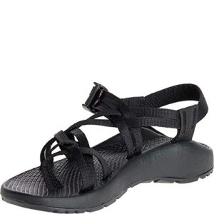 Chaco Womens ZX/2 Classic, With Toe Loop, Outdoor Sandal, Black 8 M