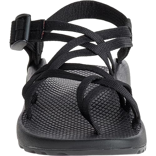 Chaco Womens ZX/2 Classic, With Toe Loop, Outdoor Sandal, Black 8 M