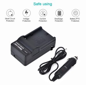 Newmowa NP-FM500H Replacement Battery (2-Pack) and Charger Kit for Sony Alpha A57 A58 A65 A77 A99 A500 A550 A560 A580 A700 A850 A900 Sony SLT a99 II