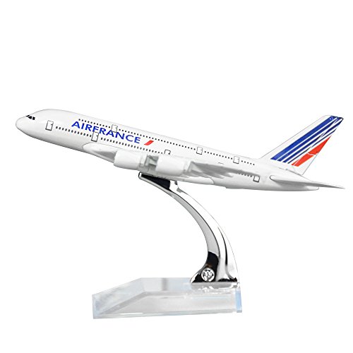 24-Hours Air France A380 Solid Alloy Metal Model Airplane Models