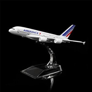 24-Hours Air France A380 Solid Alloy Metal Model Airplane Models