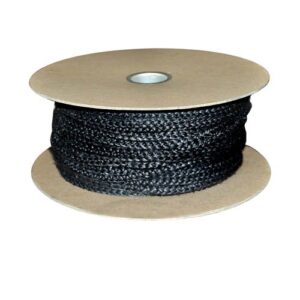 aw perkins black wood stove door gasket spool - 7/8" rope x 35'