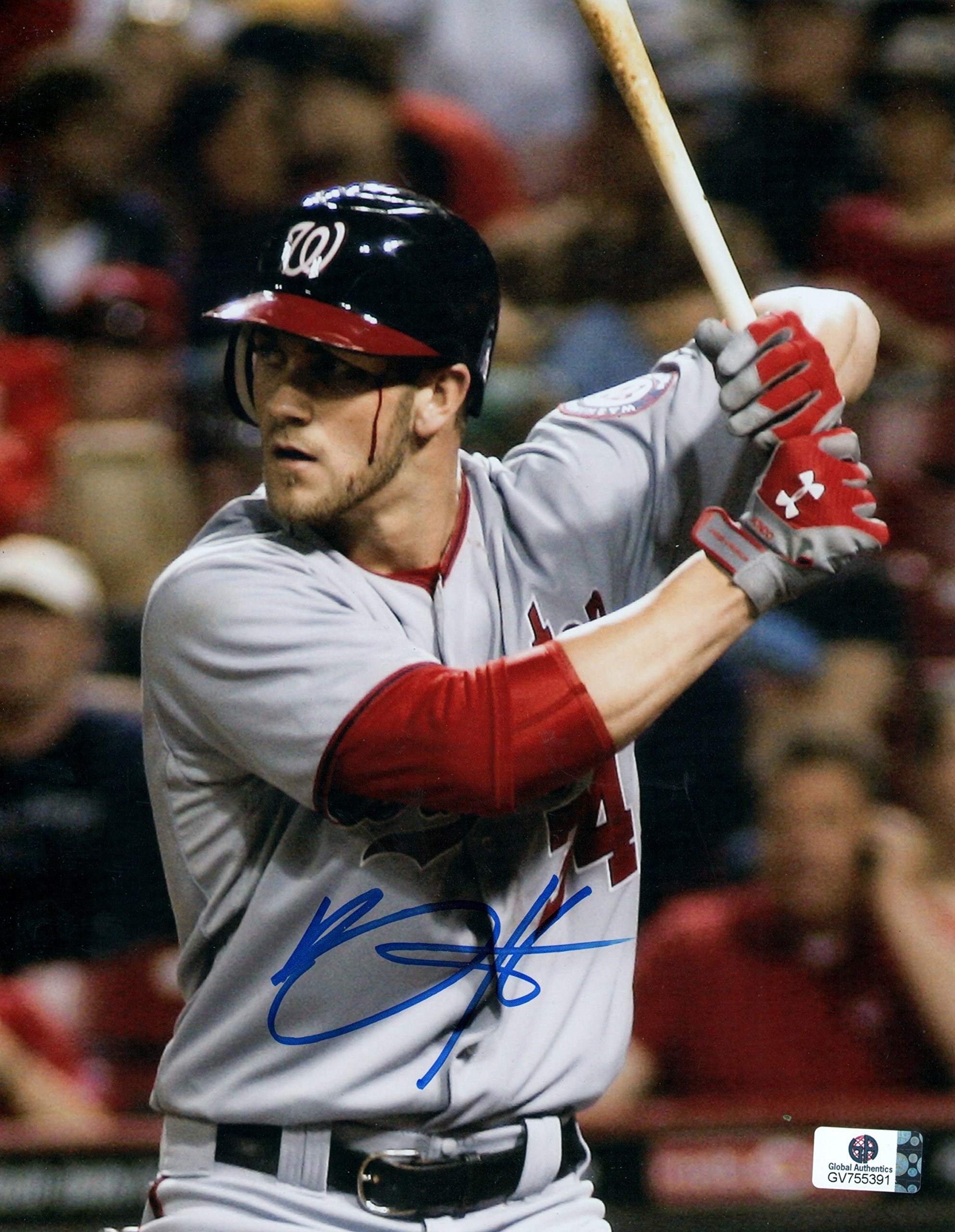 Kirkland Bryce Harper, 8 by 10 Autograph Photo on Glossy Photo Paper