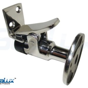 SeaLux 316 Stainless Steel Cushioned Door Stop Holder and Catch (Straight, Length:2.5")