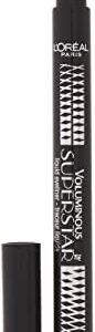 L'Oreal Paris Voluminous Superstar Liquid Eyeliner Pen, Black [202] 0.056 oz