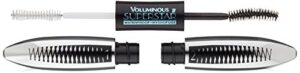 l'oreal paris cosmetics voluminous superstar mascara, waterproof, blackest black, 0.41 fl. oz, 1 count