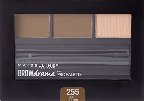 Maybelline New York Brow Drama Pro Eyebrow Palette, Soft Brown, 0.1 oz.