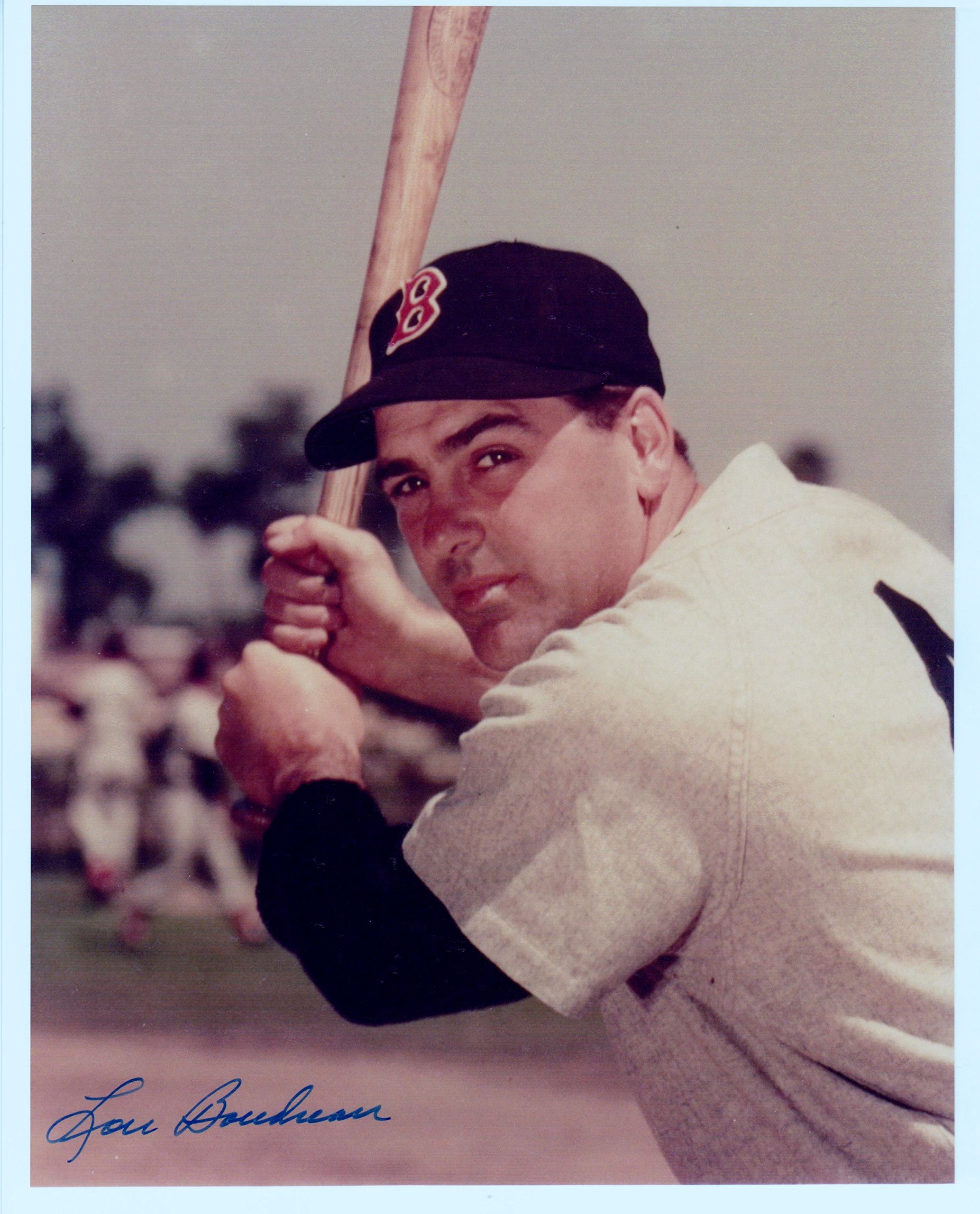 Kirkland Lou Boudreau 8 X 10 Autograph Photo on Glossy Photo Paper