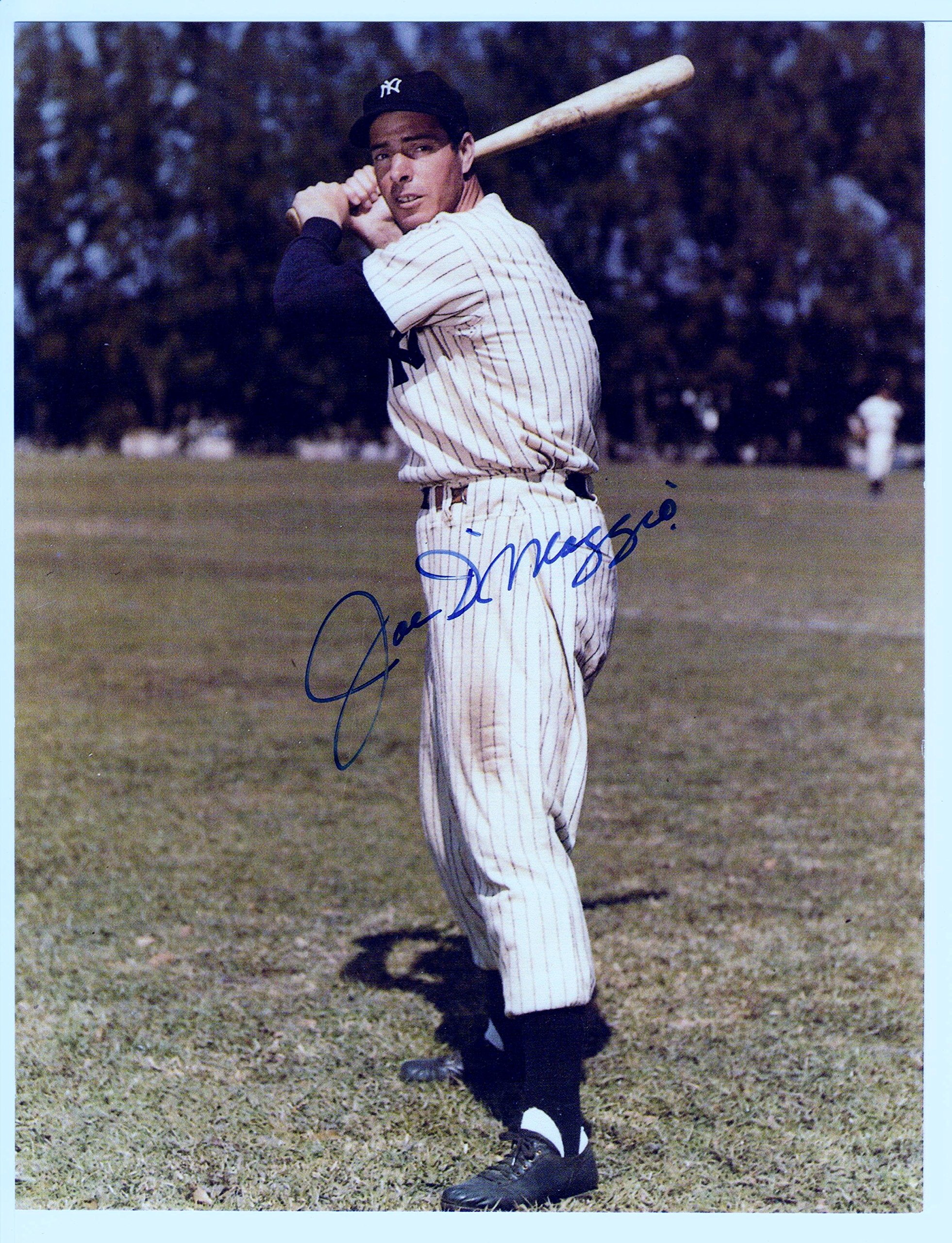 Kirkland Joe Dimaggio 8 X 10 Autograph Photo on Glossy Photo Paper