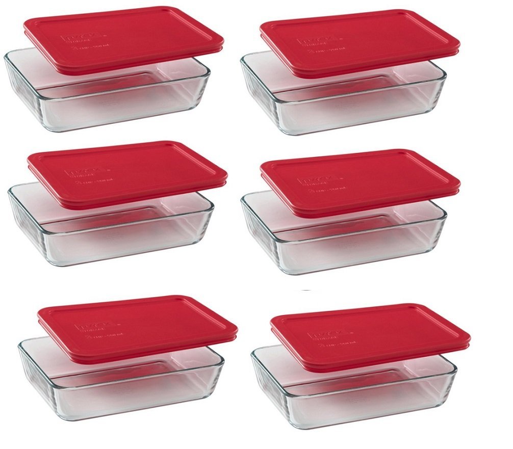 Pyrex 3-Cup Rectangle Food Storage Container