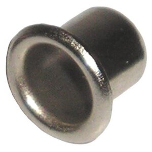 belle and the yank 5mm nickel shelf pin grommet sleeve (100 pack)