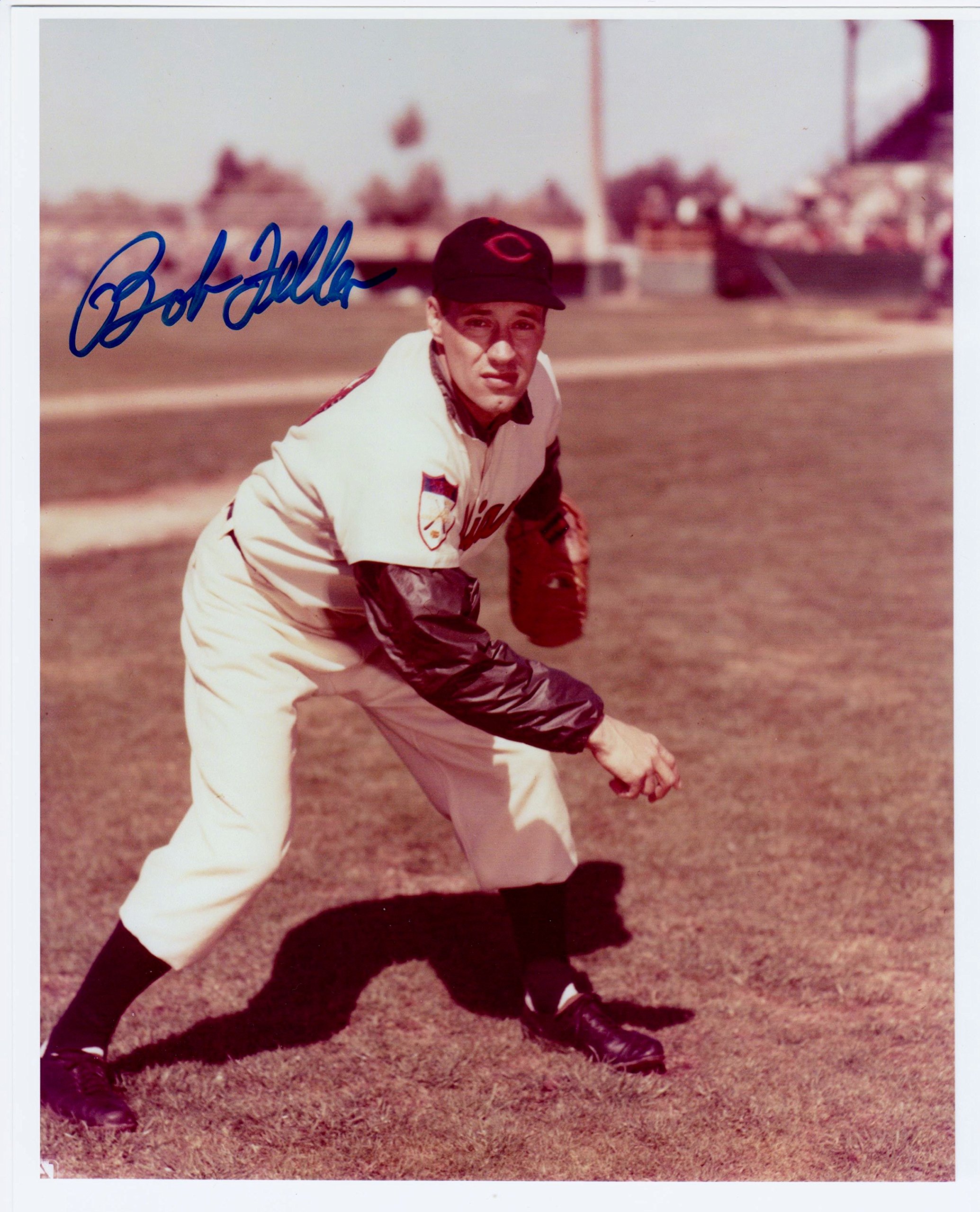 Kirkland Signature Bob Feller 8 X 10 Autograph Photo on Glossy Photo Paper