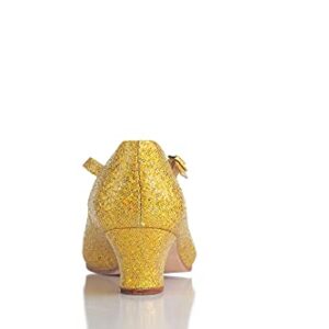 Theatricals Womens Starlite 1.5" Glitter Character Shoes Gold 07.5M T3115