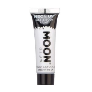 moon glow - 0.42oz blacklight neon uv face & body paint - white