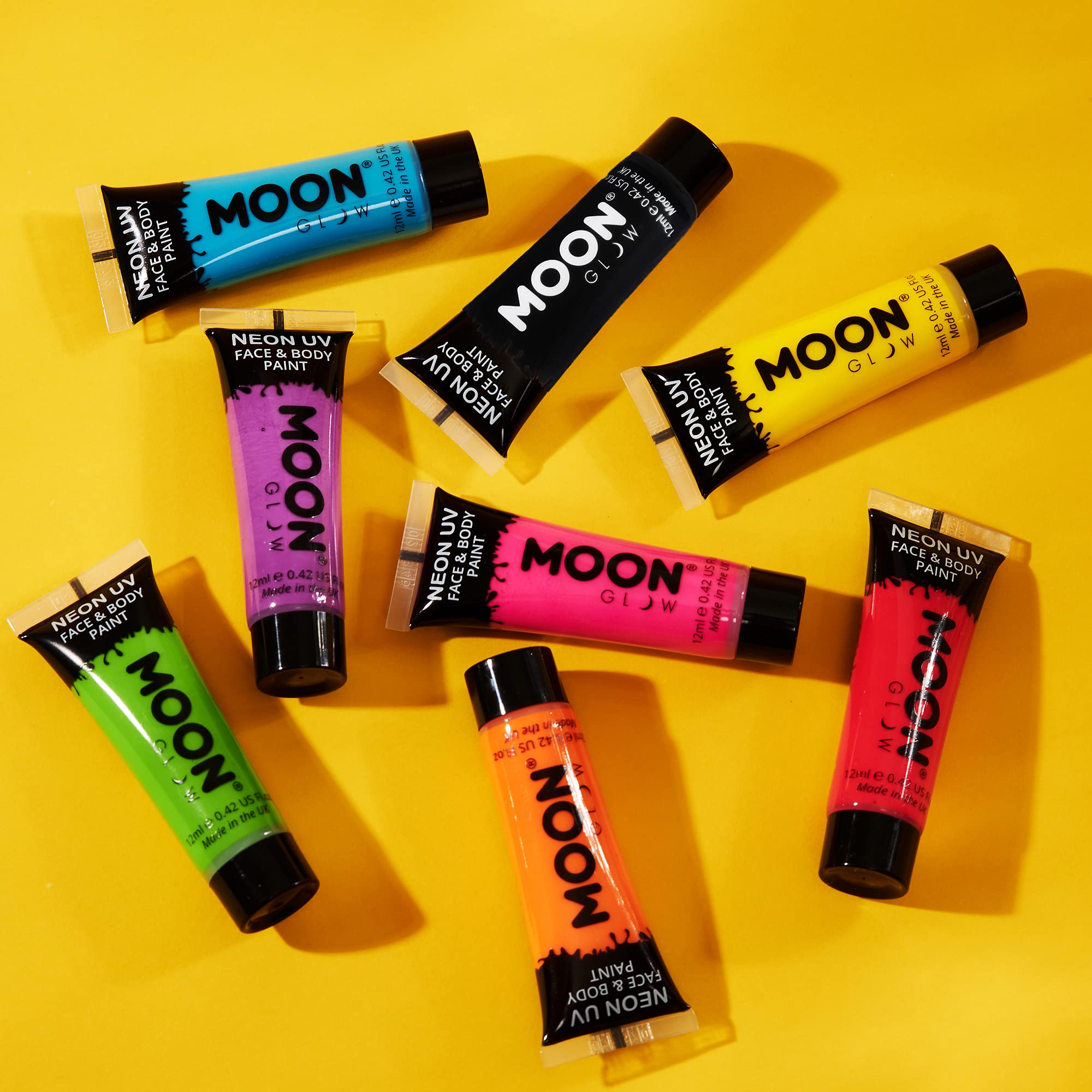 Moon Glow - 0.42oz Neon Blacklight Face & Body Paint - Intense Pink