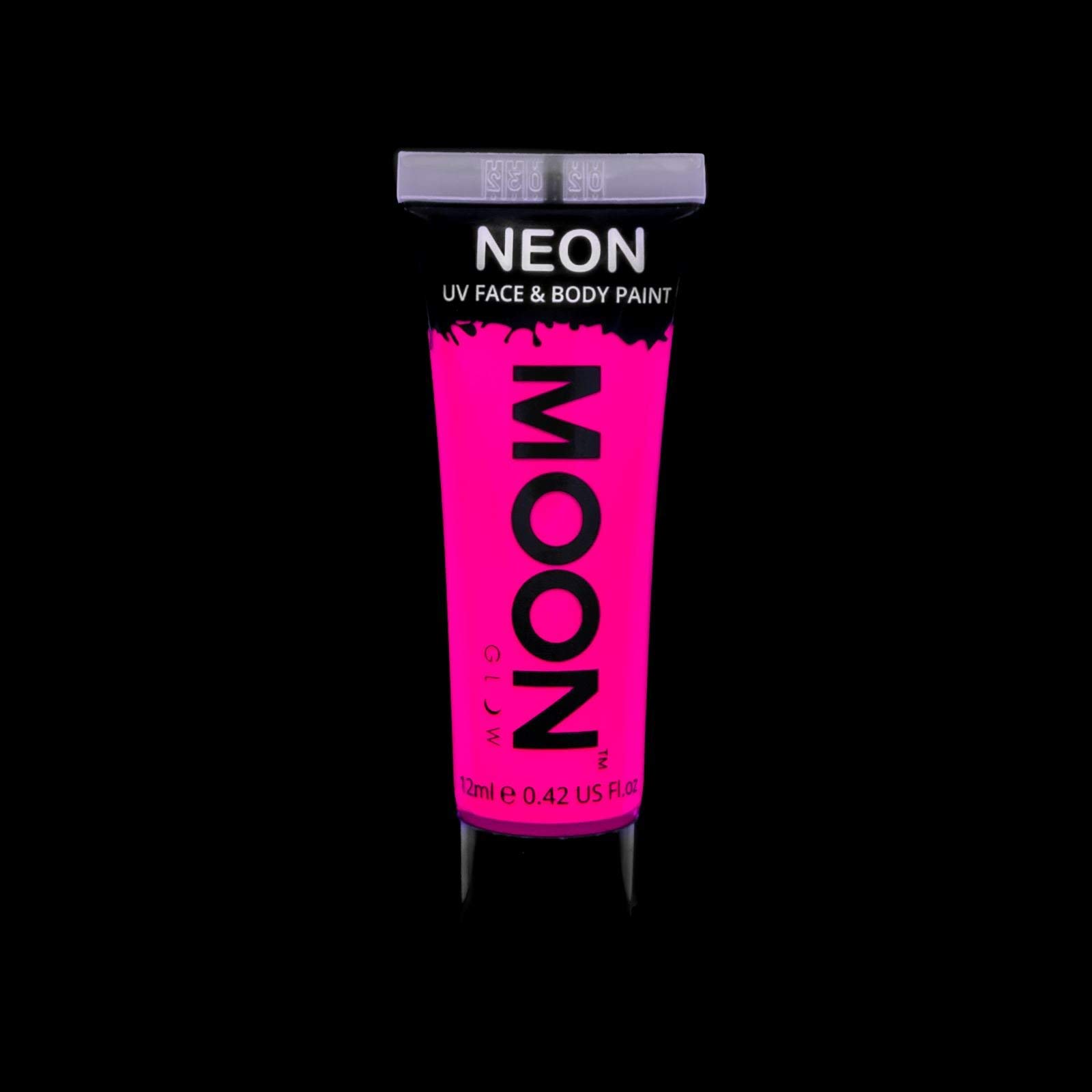 Moon Glow - 0.42oz Neon Blacklight Face & Body Paint - Intense Pink