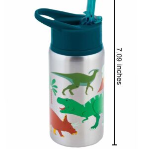 Stephen Joseph Stainless Steel Water Bottles, 18 OZ, DINO