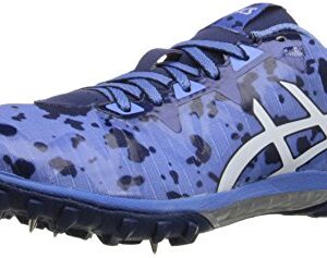 ASICS Women's Cross Freak 2 Cross Country Running Shoe, Powder Blue/White/Navy, 10 M US