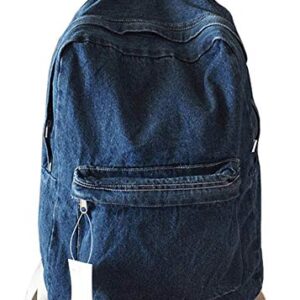 Kedera College School Denim Backpacks Girls Cute Bookbags Student Backpack Laptop for Teenage