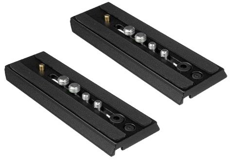 Set of 2 Replacement Quick Release Plate for The Manfrotto MVH502AH, 504HD, MVK502AM, MVH502A,546BK-1, 504HD,546BK, 504HD,535K, 504HD,536K, 504HD,546GBK …