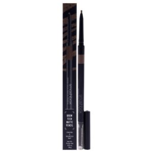 brow tech matte dual-ended eye brow pencil, longwearing formula, taupe