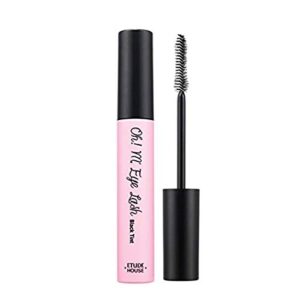 etude oh m'eye lash black tint mascara - clear black mascara for powerful curl-fixed eyelashes - kbeauty