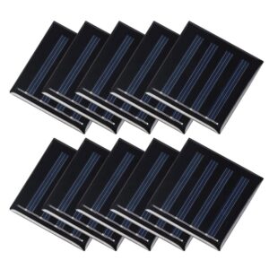 10pcs 2v 100mah 0.2w 40x40mm micro mini power small solar cell panel module for diy solar light phone charger toy flashlight power bank