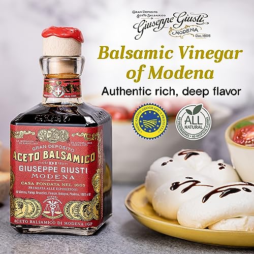 Giuseppe Giusti - Gran Deposito Aceto Balsamico Di Giuseppe Giusti Moderna - Italian Balsamic Wine Vinegar 8.45 fl.oz. (250ml) - Pack of 1