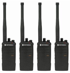 motorola rdv5100 5-watt, on-site, professional two way radio (4-pack)