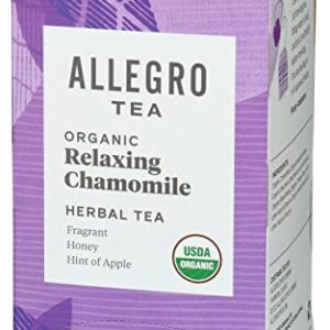 Allegro Tea, Organic Relaxing Chamomile Tea Bags, 20 ct