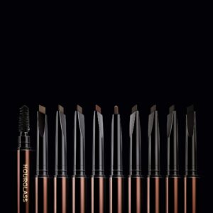 Hourglass Arch Brow Sculpting Pencil. Warm Brunette Shade Mechanical Eyebrow Pencil for Shaping and Filling.Cruelty-Free and Vegan