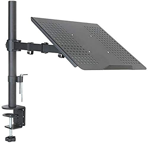 AnthroDesk Laptop/Notebook Desk Stand/Mount with Full Motion Adjustable Extension Arm with Tilt