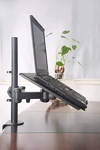 AnthroDesk Laptop/Notebook Desk Stand/Mount with Full Motion Adjustable Extension Arm with Tilt