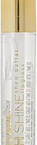 L.A. Colors High Shine Shea Butter Lip Gloss, Clear, 0.14 Ounce