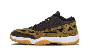 nike men's air jordan 11 retro low black/yellow/red/green 306008-013 (size: 9)