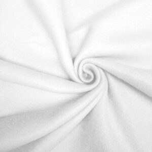 American Baby Company Fleece Blanket with Silk-Like Satin Trim, Soft, Warm & Cozy, White, 30" x 30" for Boys and Girls, Perfect for Baby Carrier, Stroller, Travel and Gifting