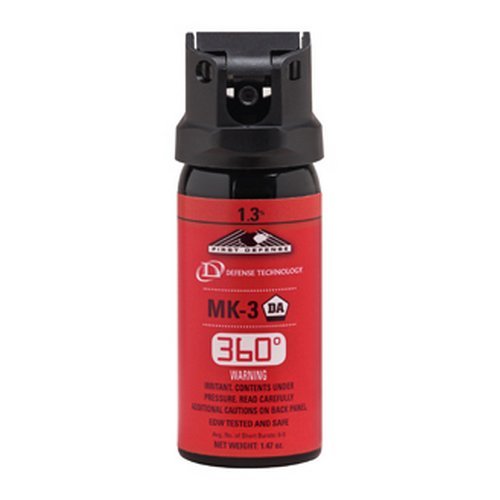 DEFENSE TECHNOLOGY 56833 MK-3 1.47 oz First Defense 360" 1.3% Strength OC Spray