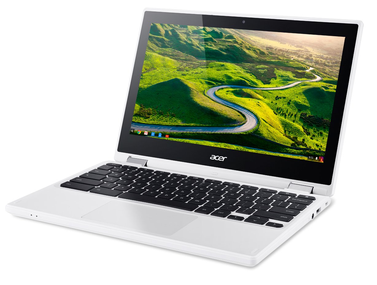 Acer Chromebook R11 Convertible, 11.6" HD Touch, Intel Celeron, 2GB Memory, 32GB Storage, Google Chrome, CB5-132T-C32M