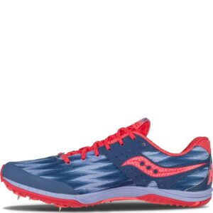 saucony women's kilkenny xc spike - color: lavender/red (regular width) - size: 10.5