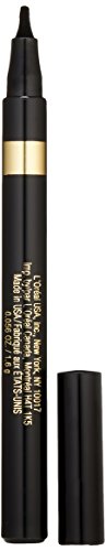 L'Oréal Paris Infallible Black Velvet Liquid Eyeliner, Black, 0.056 oz. (Packaging May Vary)