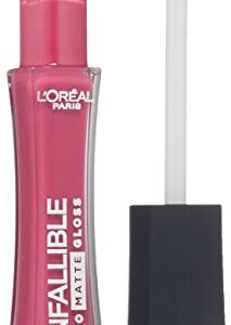 L’Oréal Paris Cosmetics Infallible Lip Pro Matte Gloss, Fuchsia Amnesia, 0.21 fl. oz.