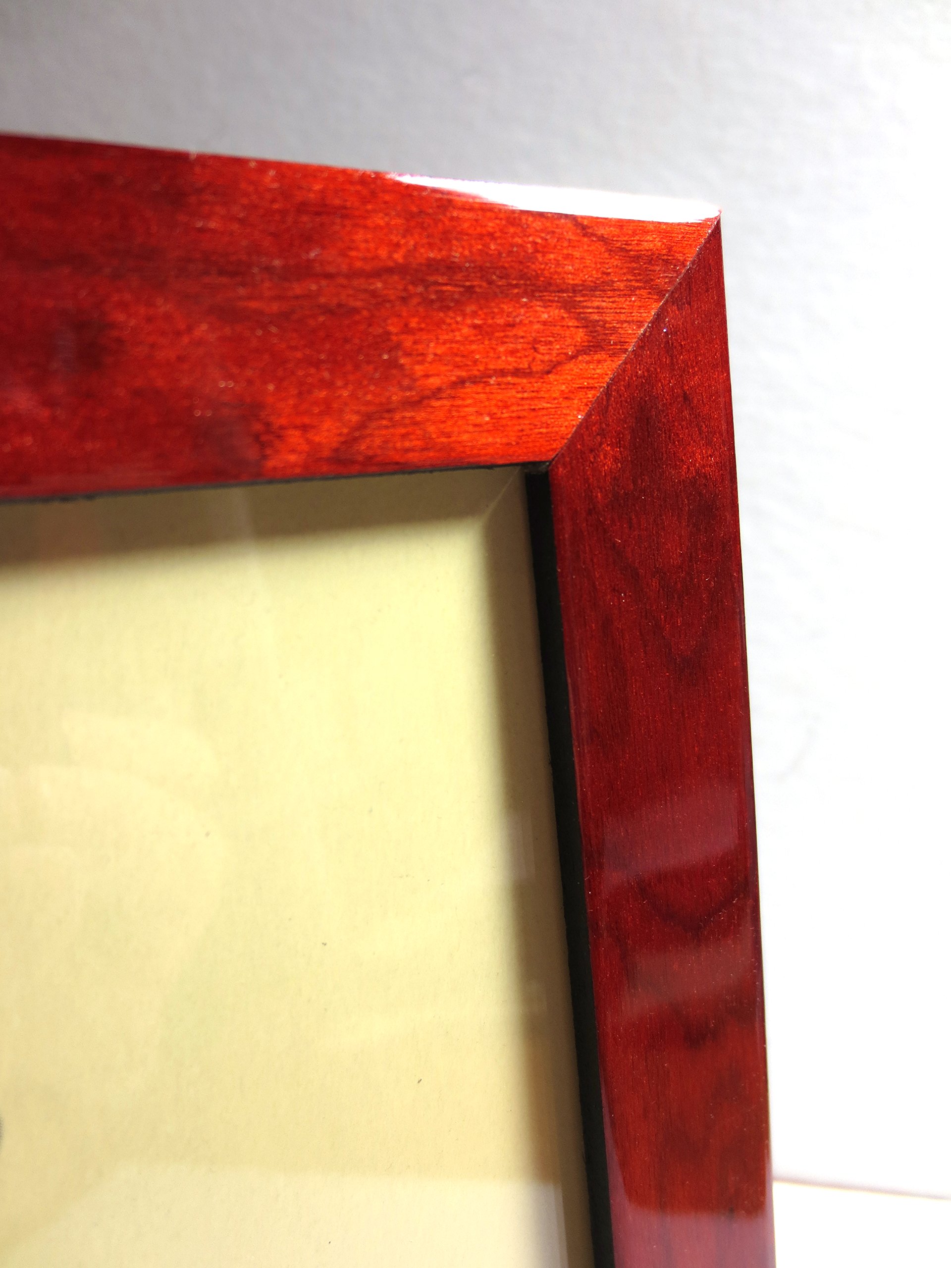 Tizo 5" X 7" Red Wooden Frame, Made in Italy