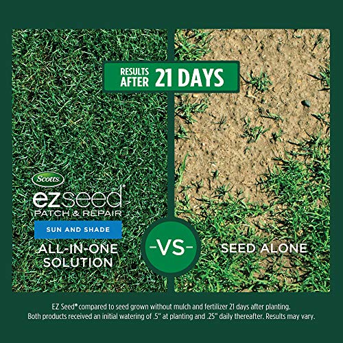 Scotts EZ Seed Patch and Repair Sun and Shade for Grass: Covers up to 225 sq. ft., 10 lb.