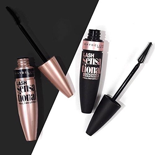 Maybelline New York Lash Sensational Luscious Waterproof Mascara, Brownish Black, 0.3 fl. oz.