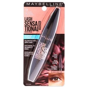 maybelline new york lash sensational luscious waterproof mascara, very black, 0.3 fl. oz. k2004600