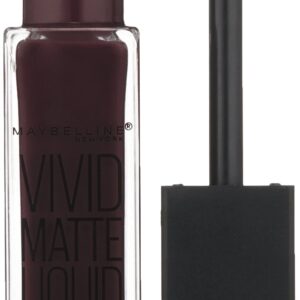 Maybelline Color Sensational Vivid Matte Liquid Lipstick, Possessed Plum, 0.26 fl. oz.