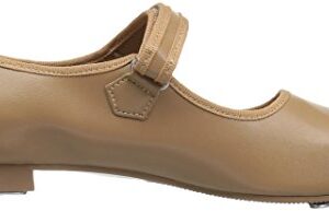 Dance Class Maryjane Tap Shoe, 8 M US Toddler, caramel