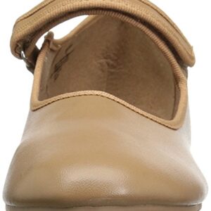 Dance Class Maryjane Tap Shoe, 8 M US Toddler, caramel