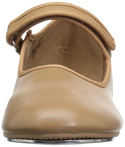 Dance Class Maryjane Tap Shoe, 8 M US Toddler, caramel